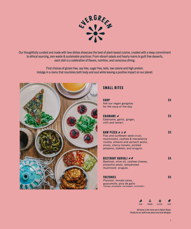 The Gate Mall Menu – Evergreen Organics